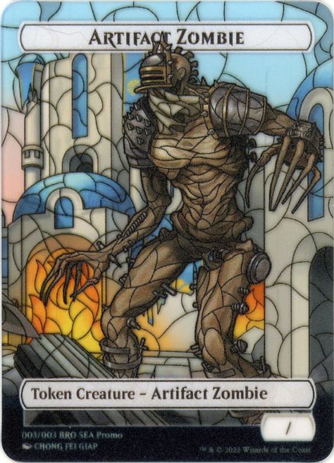 Artifact Zombie Token [SEA Exclusive] - The Brothers' War - Magic: The ...