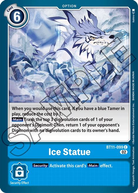 Ice Statue - Dimensional Phase - Digimon Card Game