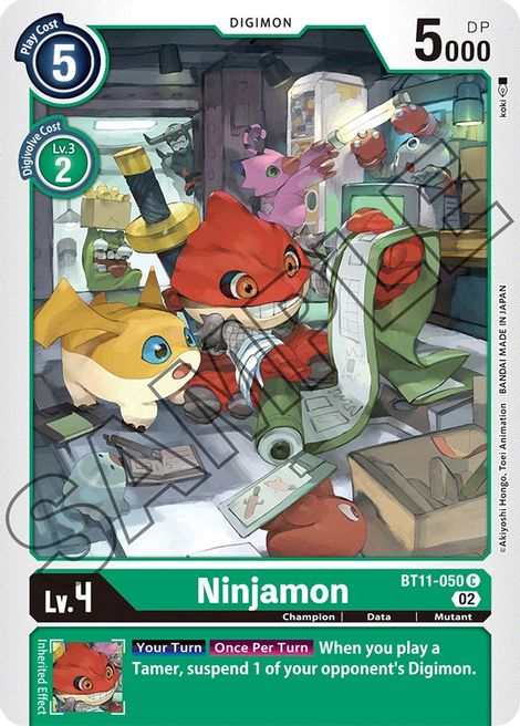 Ninjamon - Dimensional Phase - Digimon Card Game