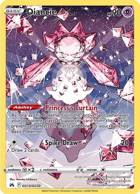 Diancie - Crown Zenith: Galarian Gallery - Pokemon