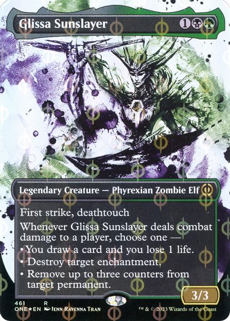 Glissa Sunslayer (Showcase) (Step-and-Compleat Foil) - Phyrexia: All ...