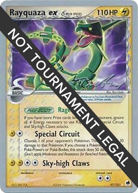 Rayquaza ex (Delta Species) - 2007 (Tom Roos) - World Championship ...