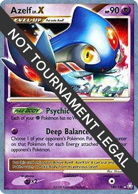 Azelf LV.X - 2010 (Michael Pramawat) - World Championship Decks - Pokemon