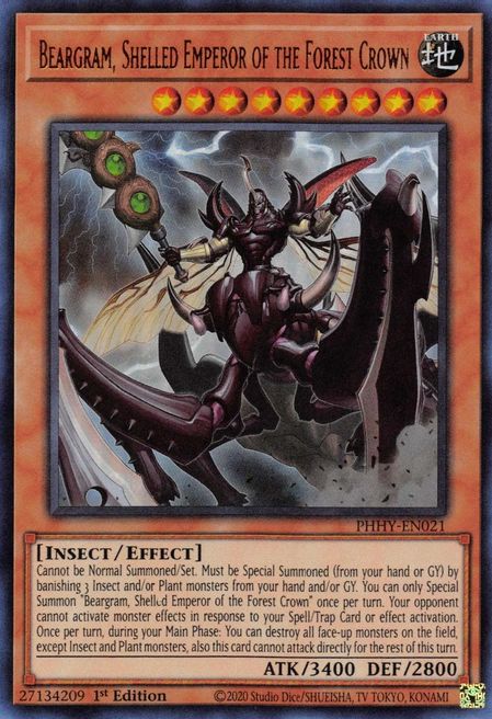 Beargram, Shelled Emperor of the Forest Crown - Photon Hypernova - YuGiOh