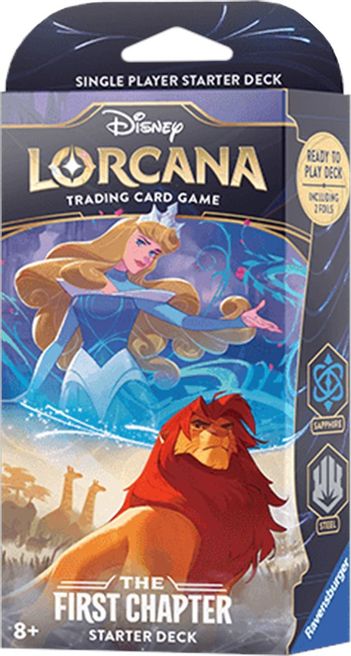 Disney Lorcana: The First Chapter Starter Deck (Sapphire & Steel) - The ...