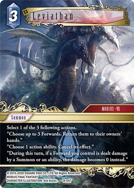 Leviathan - Boss Deck: Final Fantasy VII - Final Fantasy TCG
