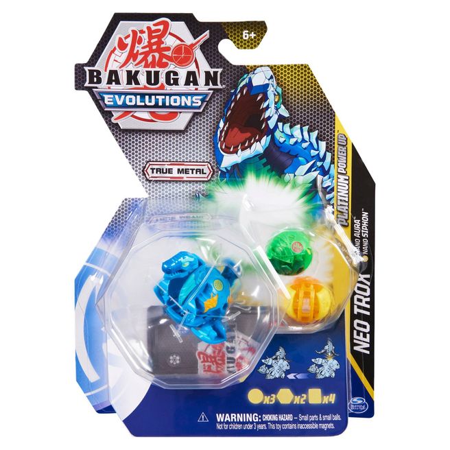 Bakugan Platinum Power Up Pack - Aquos Platinum Neo Trox - Evolutions ...