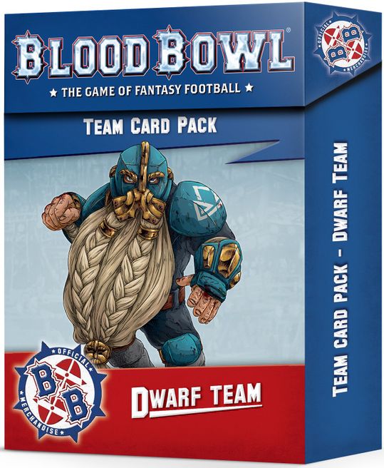Blood Bowl: Dwarf Team Card Pack (200-45) - Warhammer Game Accessories ...