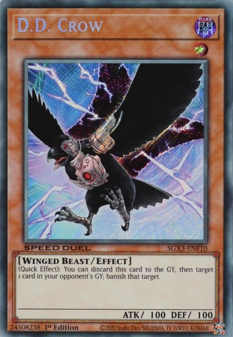 D.D. Crow (Secret Rare) - Speed Duel GX: Duelists of Shadows - YuGiOh