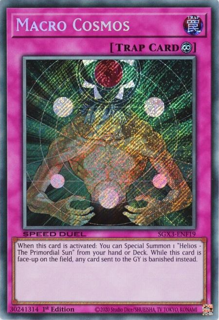 Macro Cosmos (Secret Rare) - Speed Duel GX: Duelists of Shadows - YuGiOh