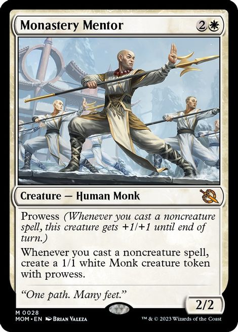 Monastery Mentor - March of the Machine - Magic: The Gathering