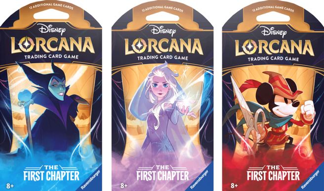 Disney Lorcana: The First Chapter Sleeved Booster Pack Art Bundle [Set ...