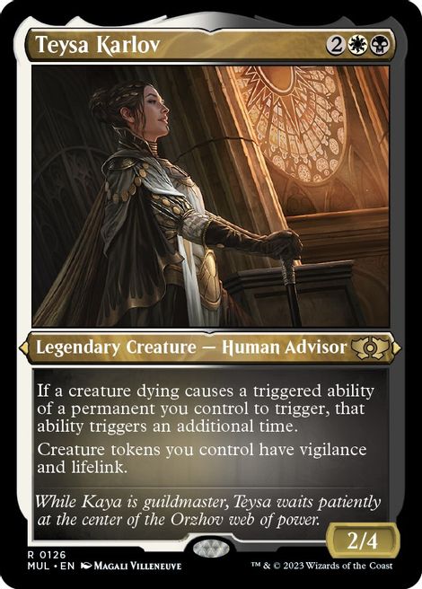 Teysa Karlov (Foil Etched) - March of the Machine: Multiverse Legends ...