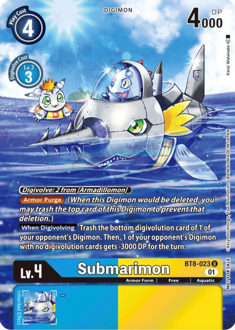 Submarimon (Official Tournament Pack Vol.9) - New Awakening - Digimon ...