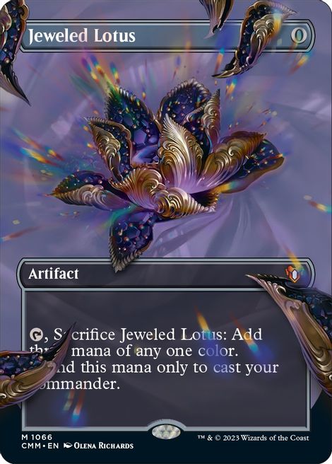 Jeweled Lotus (Textured Foil) - Commander Masters - Magic: The Gathering