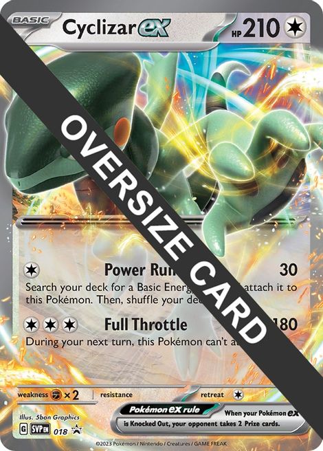 Cyclizar ex - Jumbo Cards - Pokemon