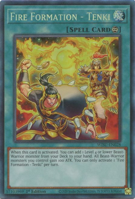 Fire Formation - Tenki (CR) - Wild Survivors - YuGiOh