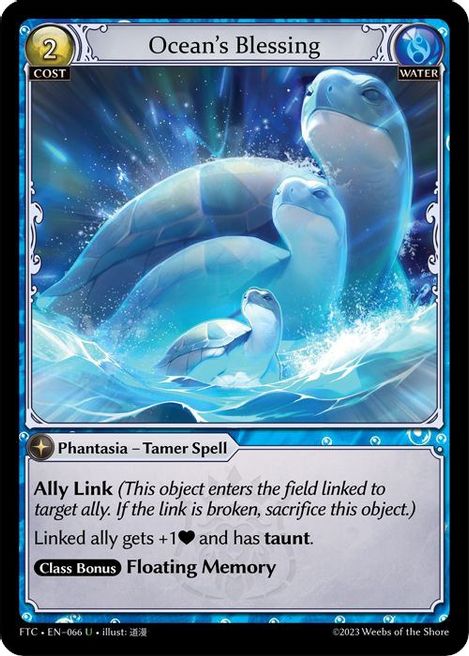 Ocean's Blessing - Fractured Crown - Grand Archive TCG