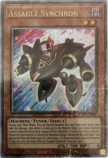 Assault Synchron (Quarter Century Secret Rare) - Battles of Legend ...