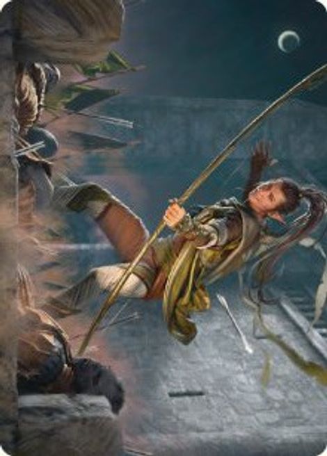 Legolas, Counter of Kills Art Card - Art Series: Universes Beyond: The ...