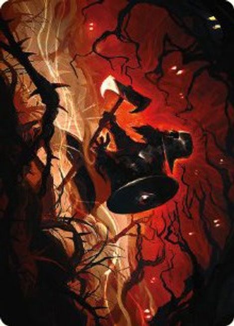 Gimli, Counter of Kills Art Card (44/81) - Art Series: Universes Beyond ...