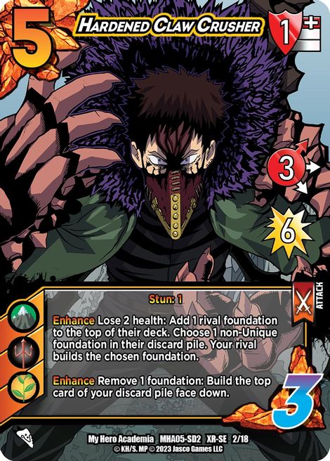 Hardened Claw Crusher (XR) - UniVersus: My Hero Academia: Undaunted ...