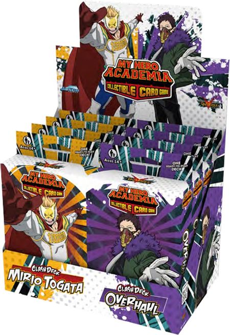 My Hero Academia: Undaunted Raid Starter Deck Display Box - UniVersus ...