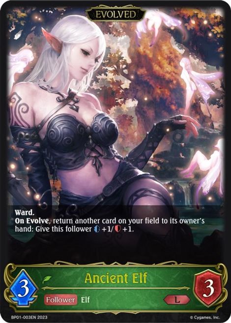 Ancient Elf (Evolved) - BP01: Advent of Genesis - Shadowverse