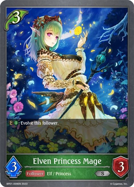 Elven Princess Mage - BP01: Advent of Genesis - Shadowverse: Evolve