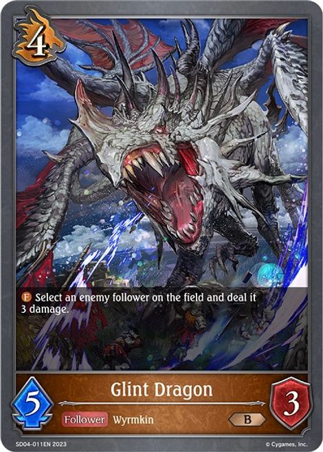 Glint Dragon - SD04: Wrath of the Greatwyrm - Shadowverse: Evolve