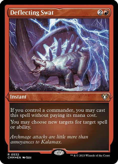 Deflecting Swat (Foil Etched) - Commander Masters - Magic: The Gathering