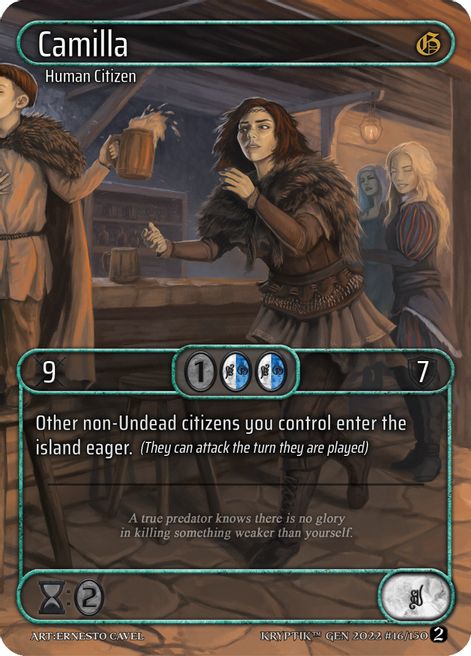 Camilla (Box Topper) - Genesis [Wave 2] - Kryptik TCG