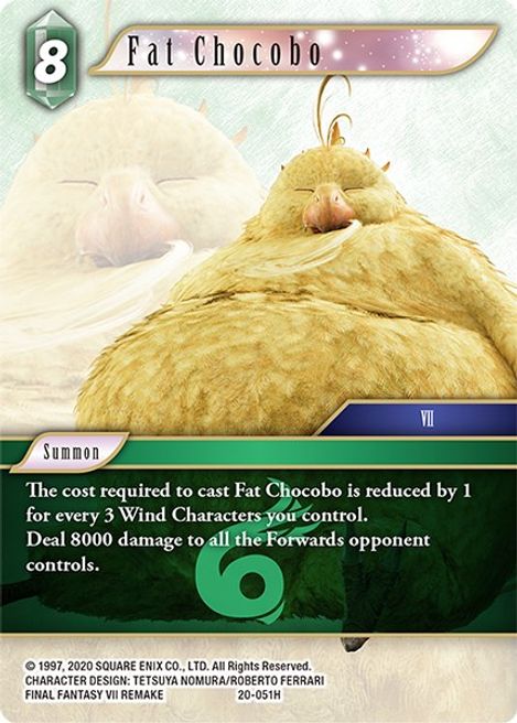 Fat Chocobo - Dawn of Heroes - Final Fantasy TCG