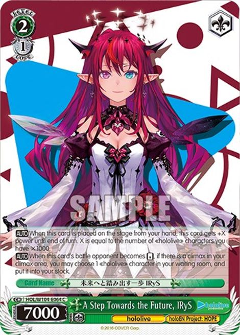 A Step Towards the Future, IRyS - hololive production Vol.2 - Weiss Schwarz