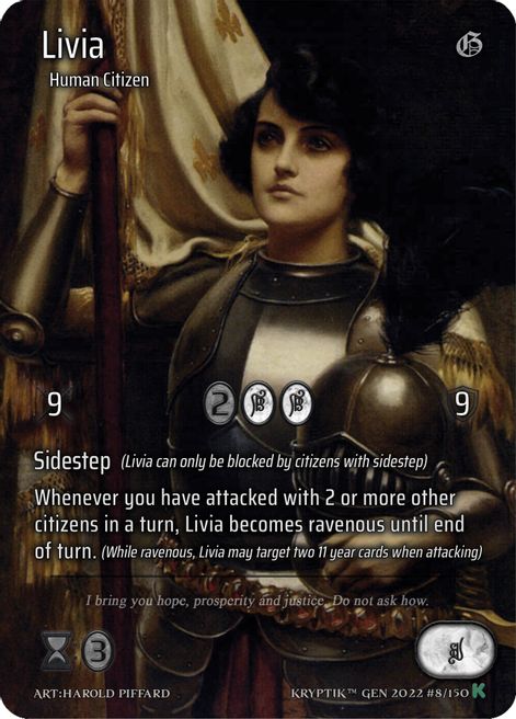 Livia (Full Art) - Genesis [Kickstarter] - Kryptik TCG