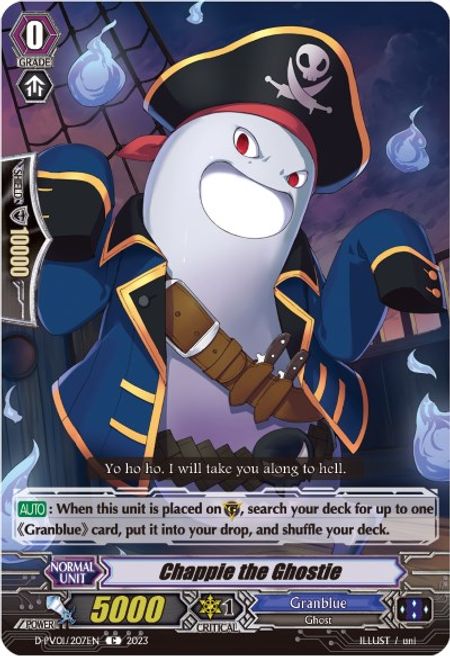 Chappie the Ghostie - D-PV01: History Collection - Cardfight Vanguard