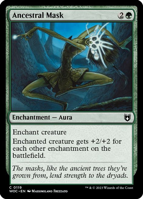 Ancestral Mask - Commander: Wilds of Eldraine - Magic: The Gathering
