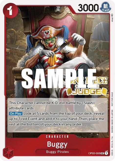 Buggy (Judge Pack Vol. 2) - One Piece Promotion Cards - One Piece Card Game