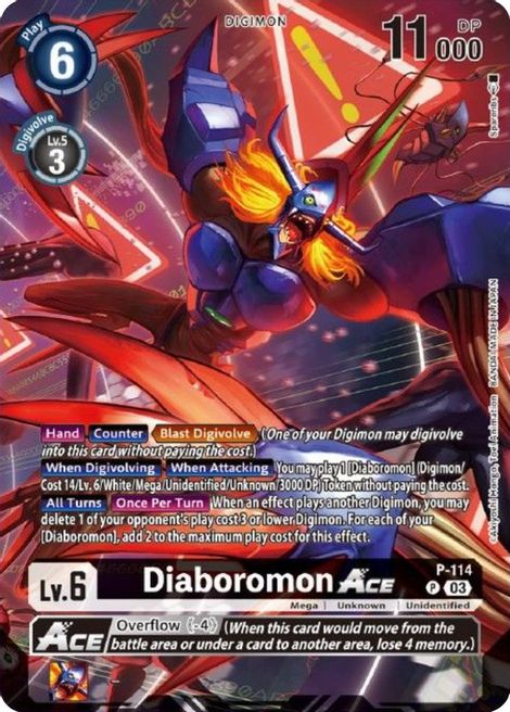 Diaboromon Ace - P-114 (Tamer Goods Set Diaboromon) - Digimon Promotion ...