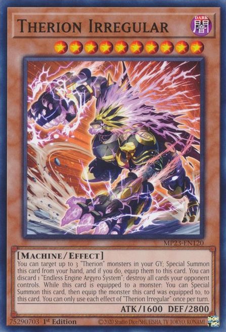 Therion Irregular - 25th Anniversary Tin: Dueling Heroes Mega Pack - YuGiOh