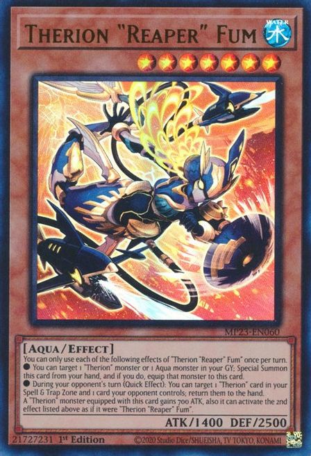 Therion "Reaper" Fum - 25th Anniversary Tin: Dueling Heroes Mega Pack - YuGiOh