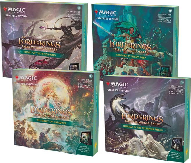 The Lord of the Rings: Tales of Middle-earth Scene Boxes [Set of 4 ...