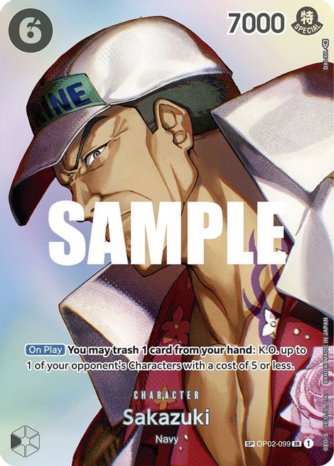 Sakazuki (SP) - Kingdoms of Intrigue - One Piece Card Game