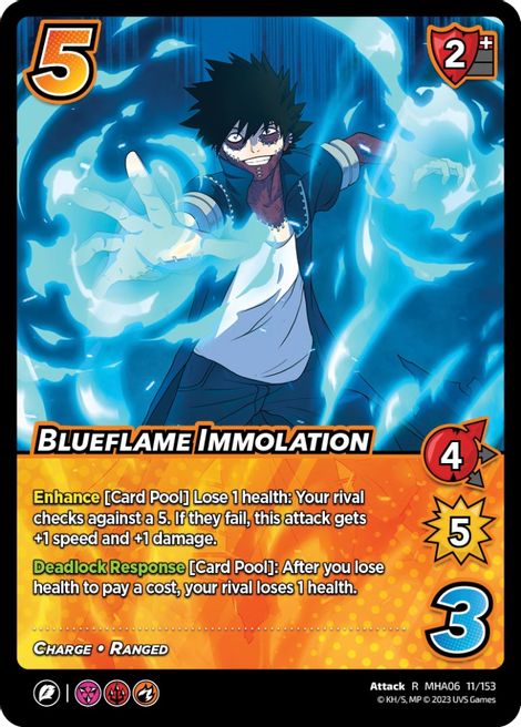 Blueflame Immolation - UniVersus: My Hero Academia: Jet Burn - UniVersus
