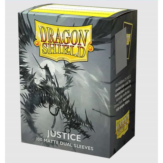 Dragon Shield Dual Matte Standard Sleeves - Justice (100-Pack) - Dragon ...