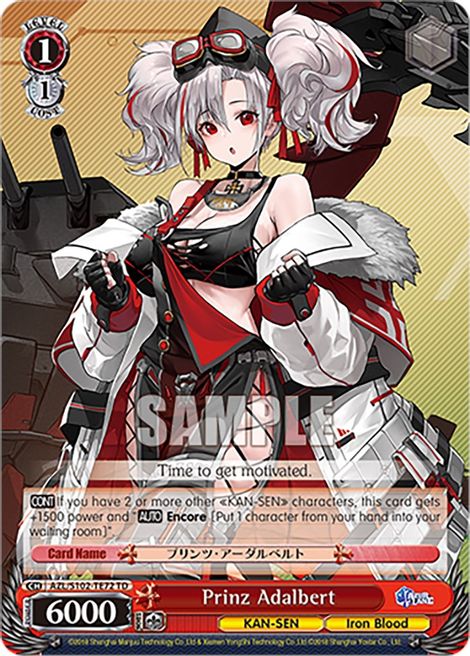 Prinz Adalbert - Azur Lane - Weiss Schwarz
