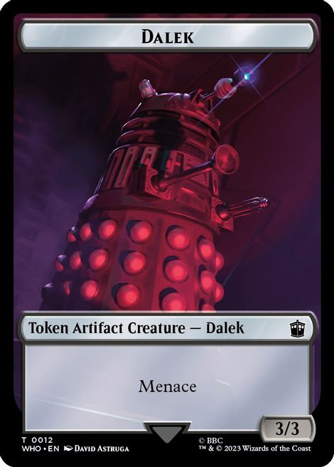 Dalek // Cyberman Double-Sided Token - Universes Beyond: Doctor Who ...