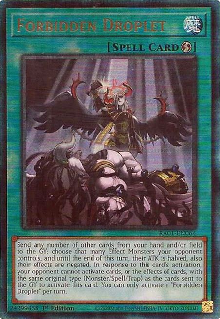 Forbidden Droplet (PUR) - 25th Anniversary Rarity Collection - YuGiOh