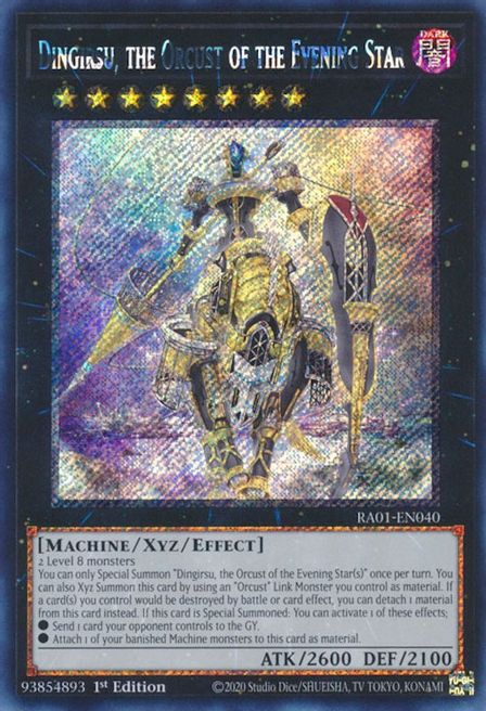 Dingirsu, the Orcust of the Evening Star (Platinum Secret Rare) - 25th ...