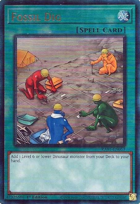 Fossil Dig (PUR) - 25th Anniversary Rarity Collection - YuGiOh